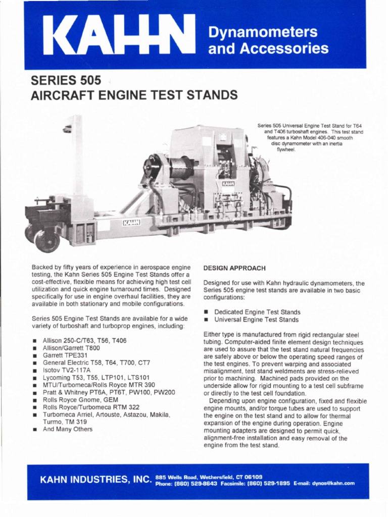 Aircraft Engine Test Stands | PDF | Propulsion | Machines