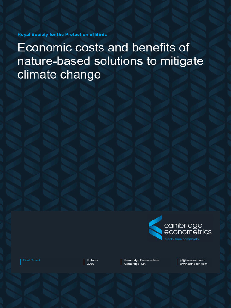 The Economic Costs Benefits of Nature Based Solutions - Final Report - FINAL - V3 | PDF ...