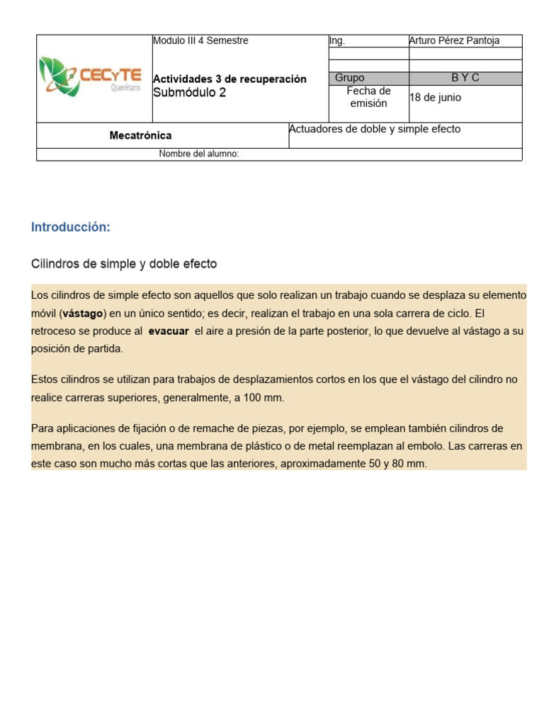Actividad 3 de Recuperacion Submodulo 2 Modulo III | PDF