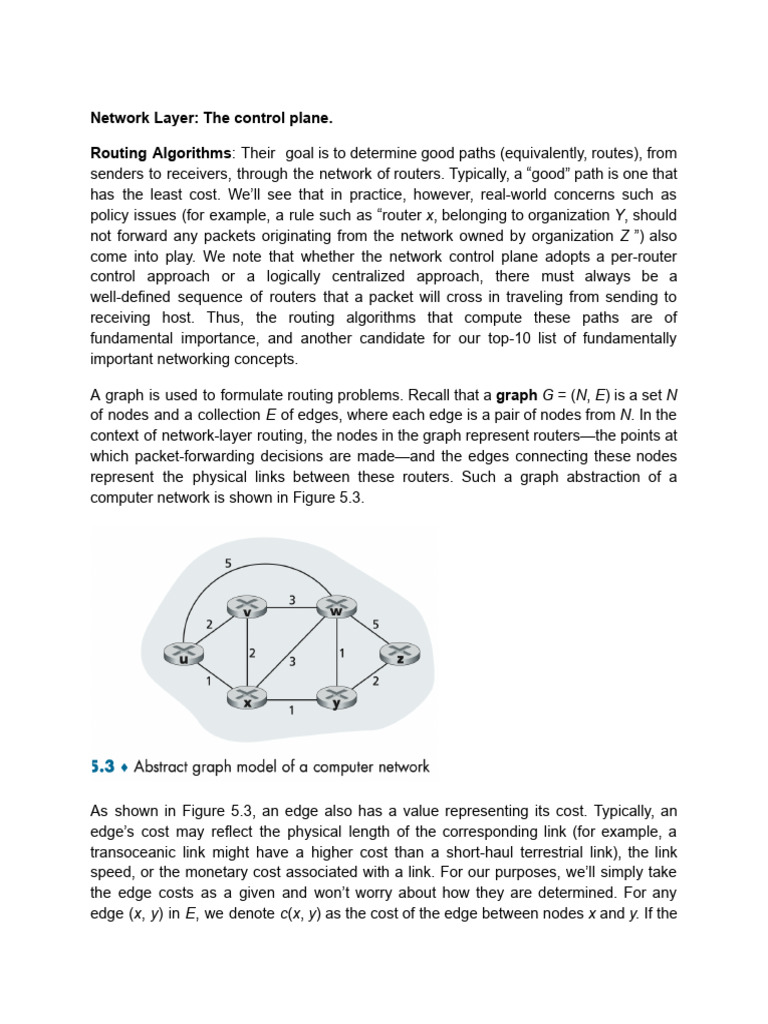 Chapter 05 - Network Layer - The Control Plane | PDF | Routing ...