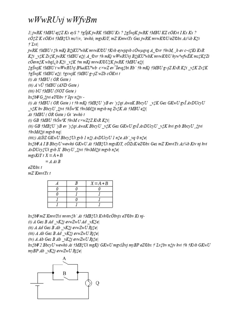 Digital Device (Chapter-3) | PDF