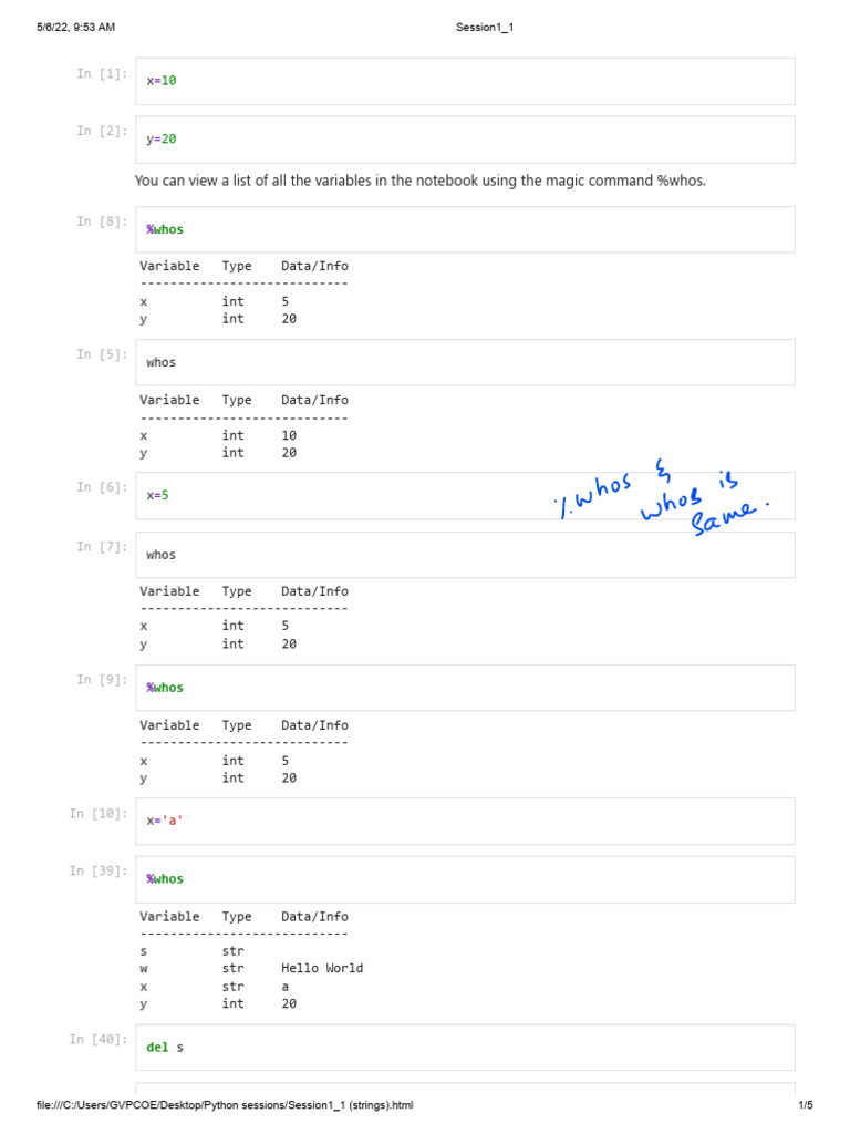 Python String Basics | PDF | String (Computer Science) | Computer ...