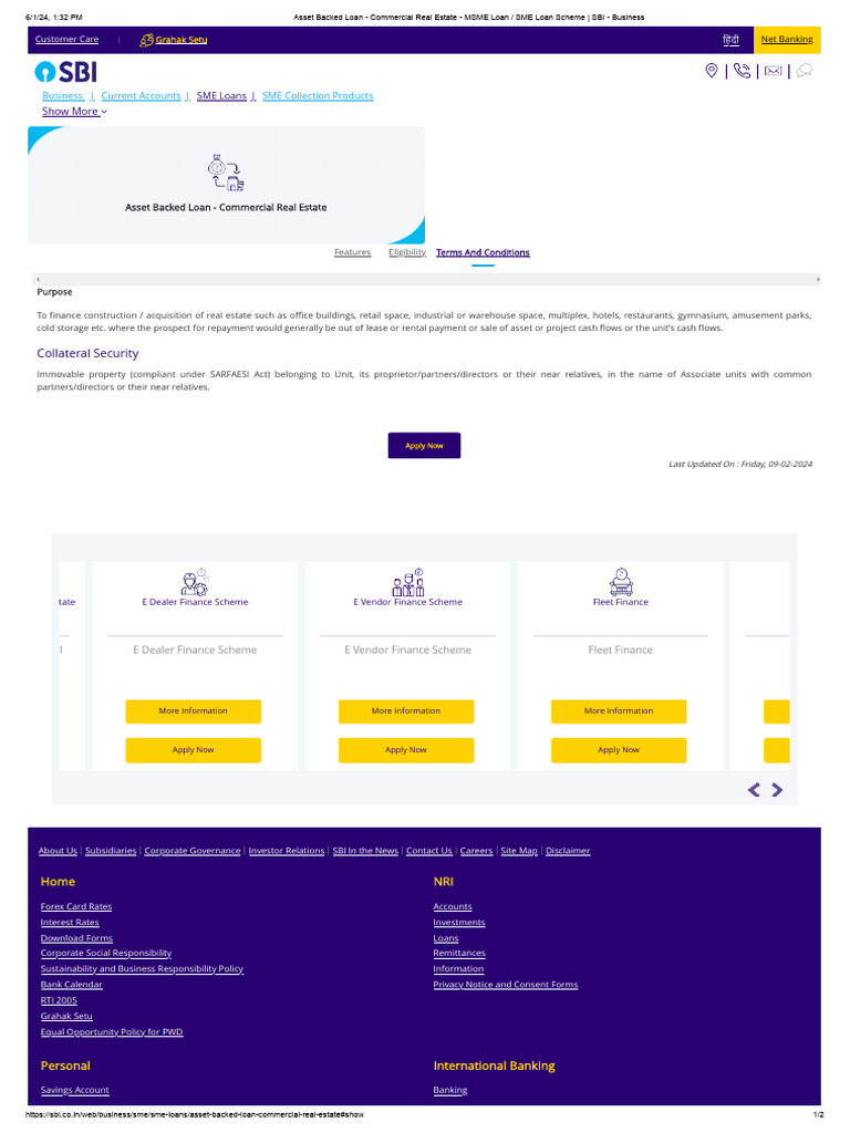 SBI Commercial Asset 2 | PDF | Loans | Asset Backed Security