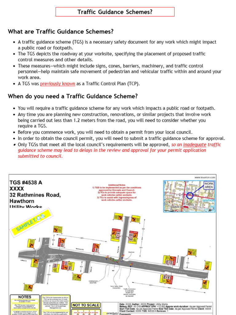 Traffic Guidance Scheme | PDF