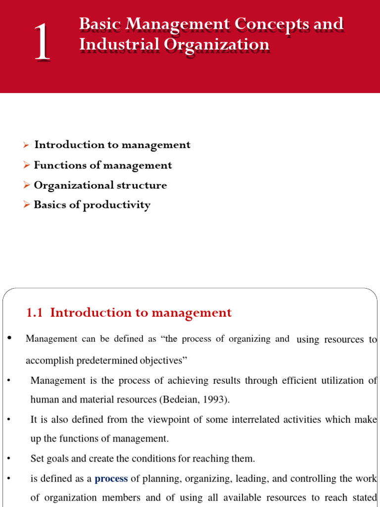 1.basic Management Concepts & IO - 092735 | PDF | Human Resources ...