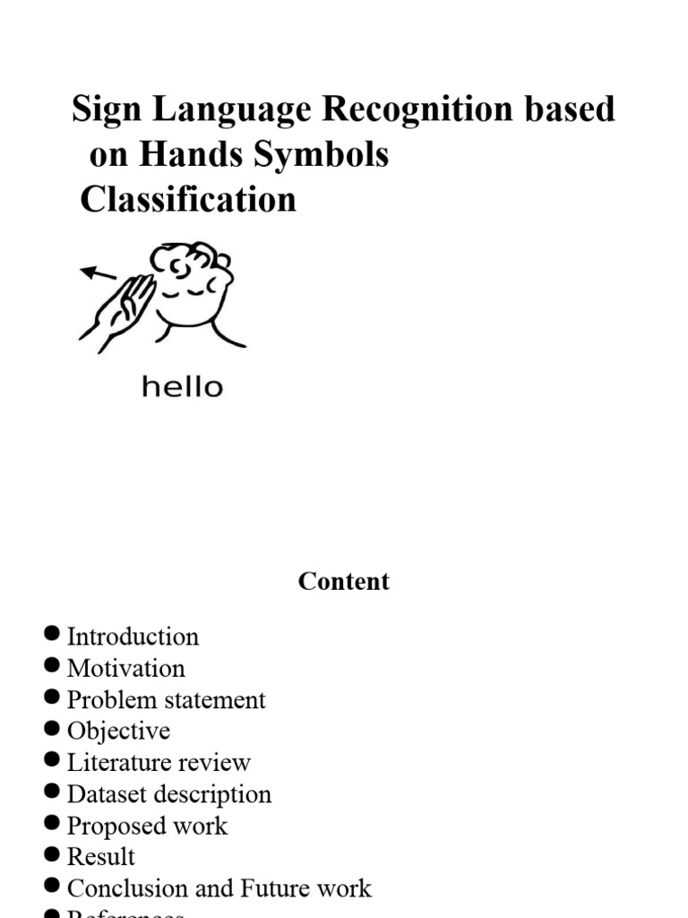 Sign Language | PDF | Communication | Deep Learning