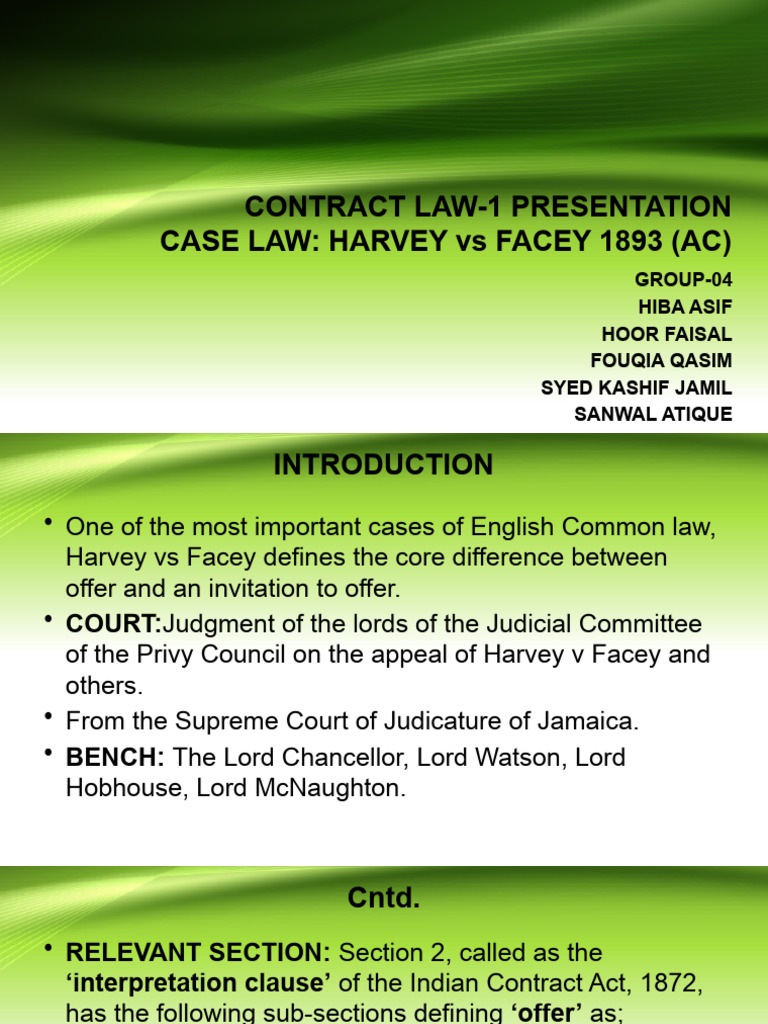 Contract Law | PDF | Justice | Crime & Violence