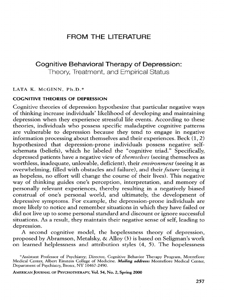 mcginn-2018-cognitive-behavioral-therapy-of-depression-pdf