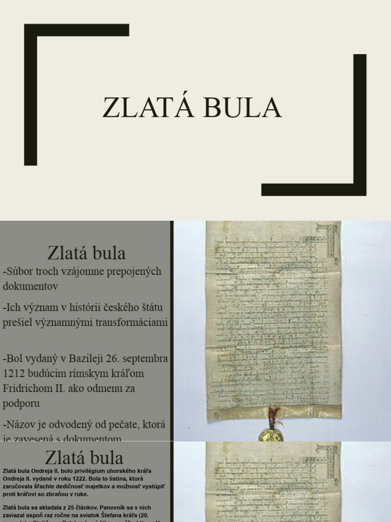 Zlatá Bula | PDF