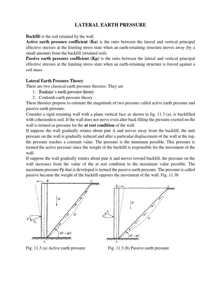 Lateral Pressure | PDF | Physics | Classical Mechanics