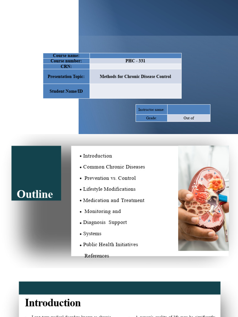 Methods For Chronic Disease Control | PDF | Chronic Condition | Diabetes