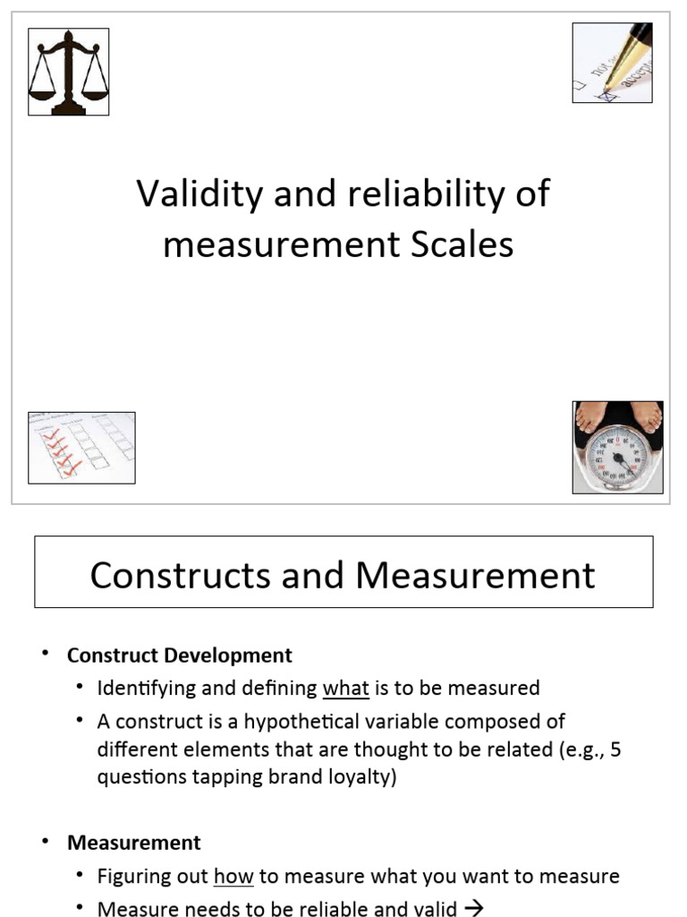 Validity and Reliability Kil | PDF | Level Of Measurement | Validity ... Validity and Reliability Kil | PDF | Level Of Measurement | Validity ...