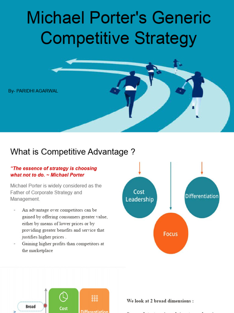 Micheal Porter's Generic Competitive Strategy | PDF | Strategic ...