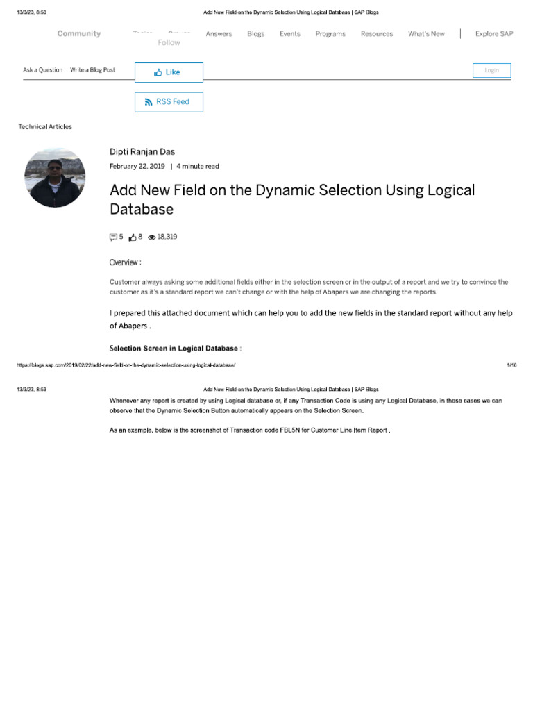 Add Fileds Dynamic Selection | PDF