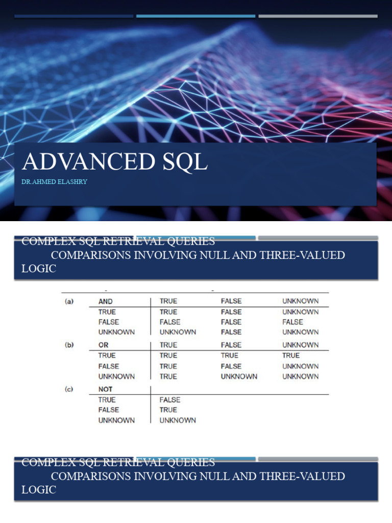 DB Lec 5 | PDF | Sql | Programming Paradigms