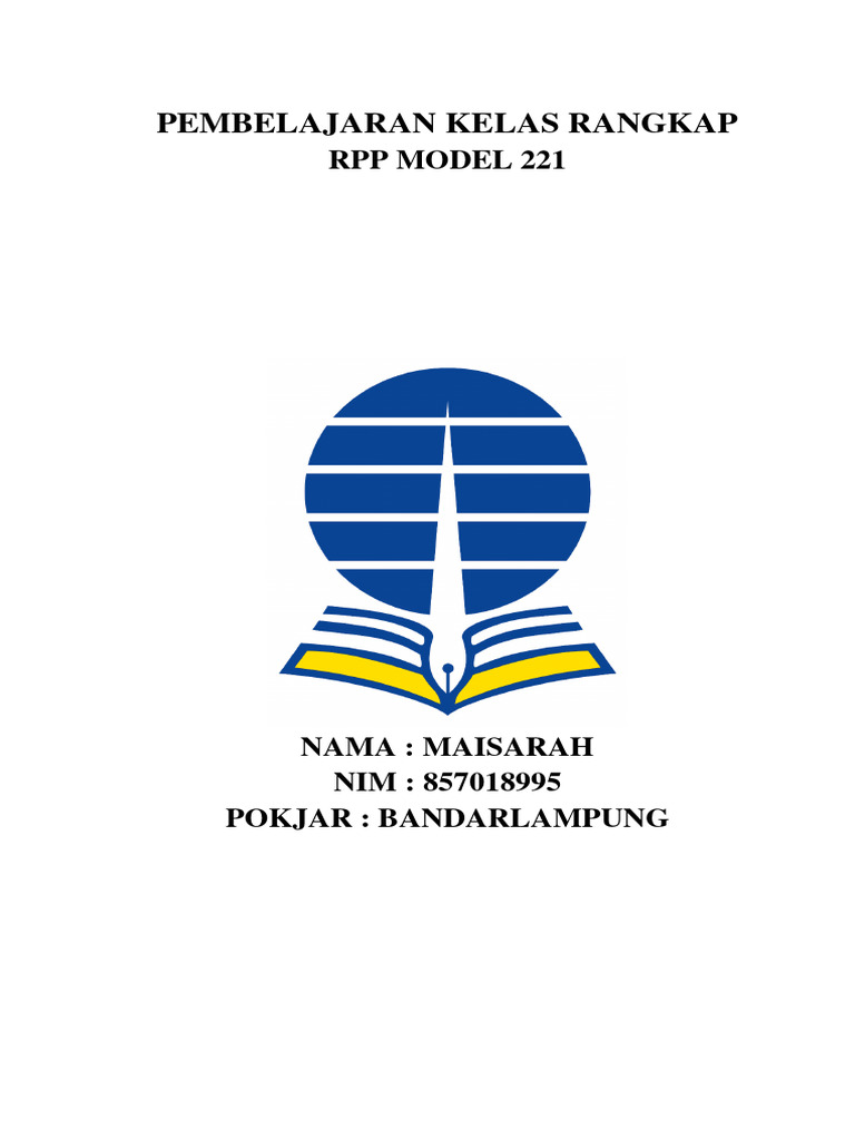 RPP Pembelajaran Kelas Rangkap Model 221 | PDF