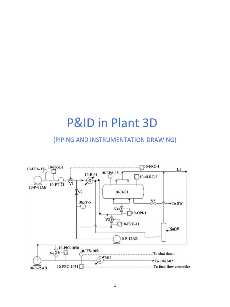 Plant 3D P&ID | PDF | Instrumentation