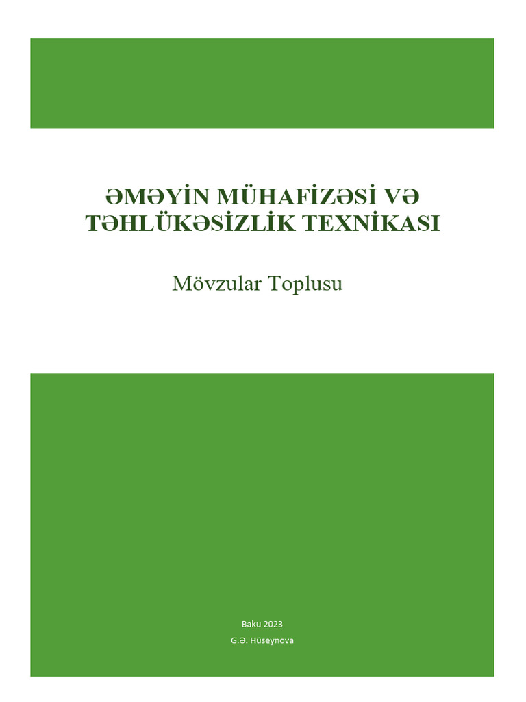 SƏTƏMM Movzular Toplusu GH | PDF