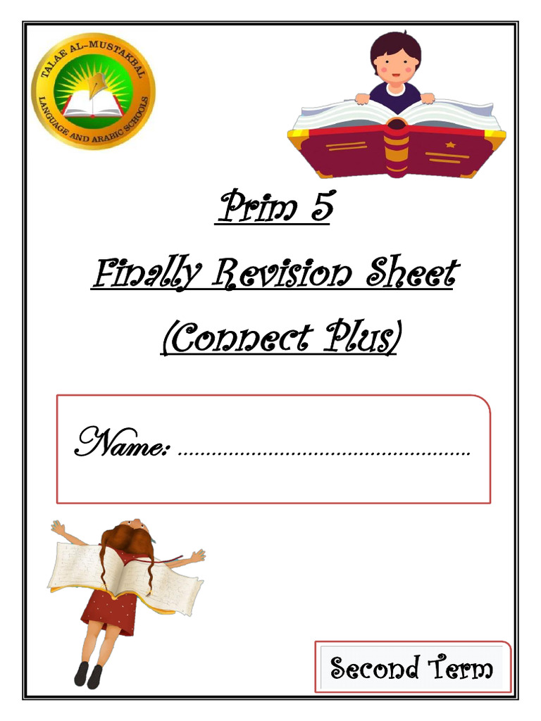 English Final Revision Connect Plus Primary (5) - Second Term & Answers ...