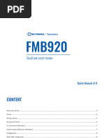 FMB920 Manual | PDF