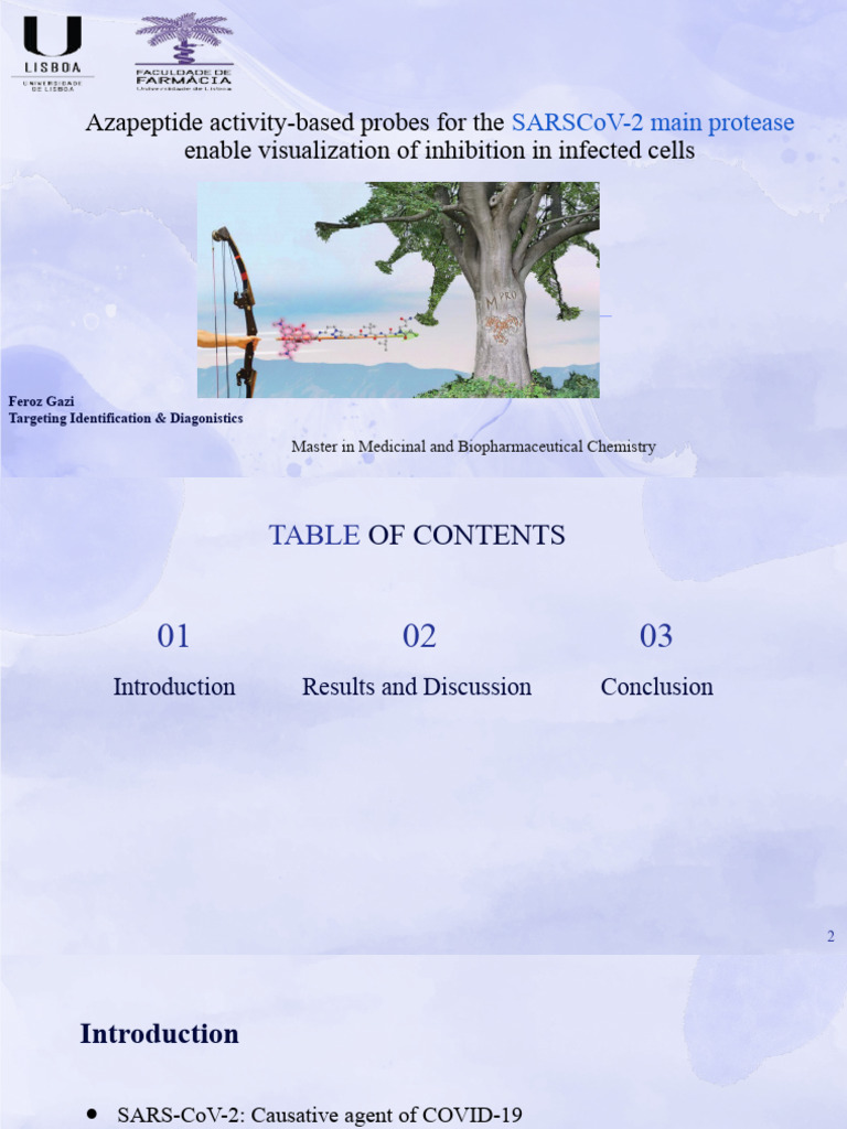 Azapeptide Activity-Based Probes For The SARSCoV-2 Main Protease Enable ...