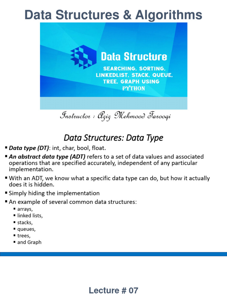 KIET SP24 DSA Lec07.01 DSA STACK (Recursion QickSort PolishNotation Conversion Evaluation) | PDF ...