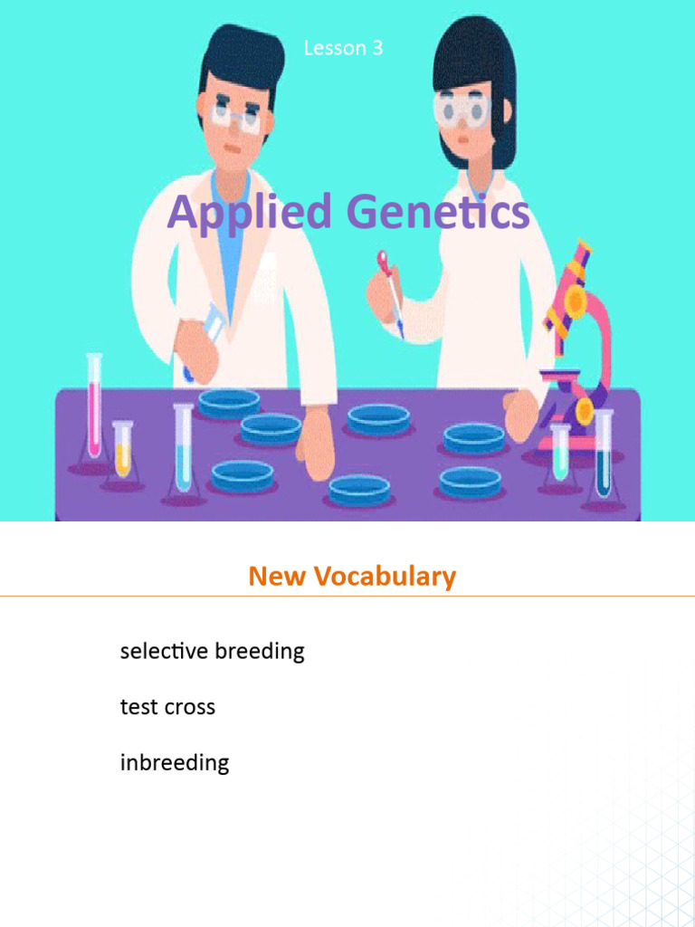 Applied Genetics | PDF | Plant Breeding | Dominance (Genetics)