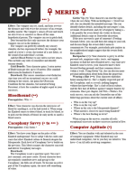 Revised Blood Potency Table for VTM | PDF | Vampires | Tabletop Games