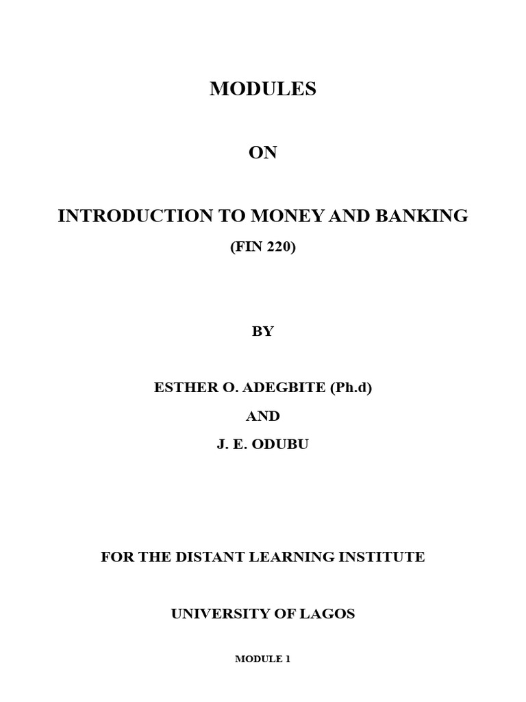 Intro To Money and Banking | PDF | Money Supply | Money