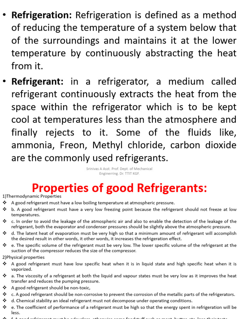 10 Refrigeration and Air Conditioning | PDF | Refrigerator | Refrigeration