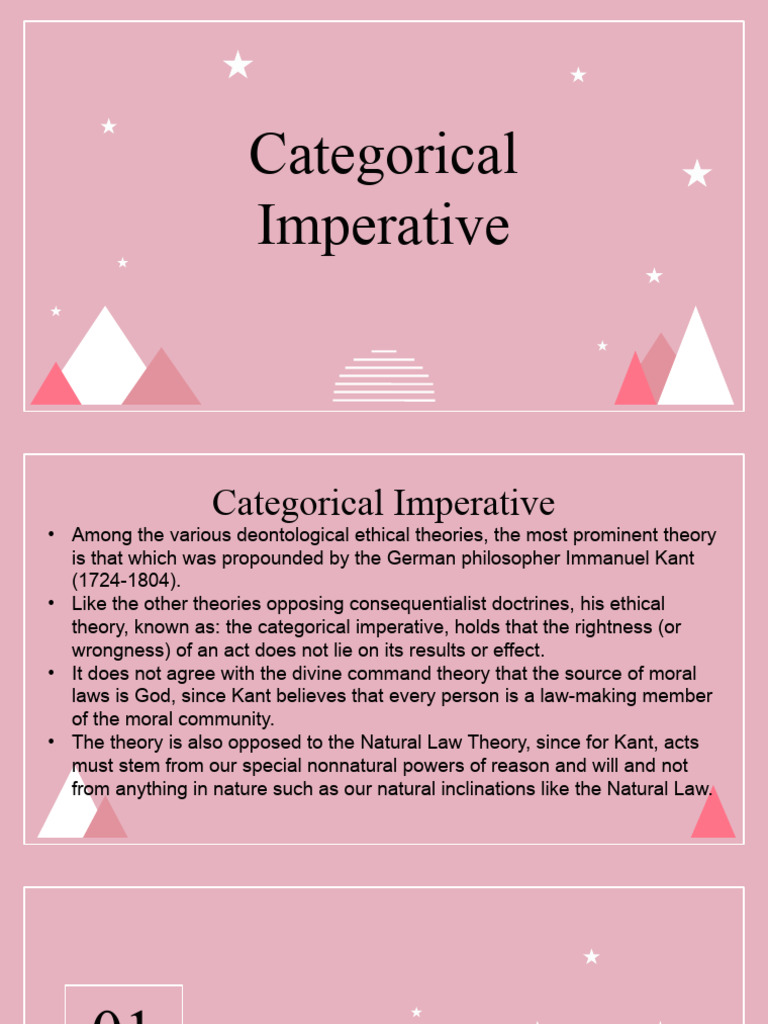 Categorical Imperative | PDF | Immanuel Kant