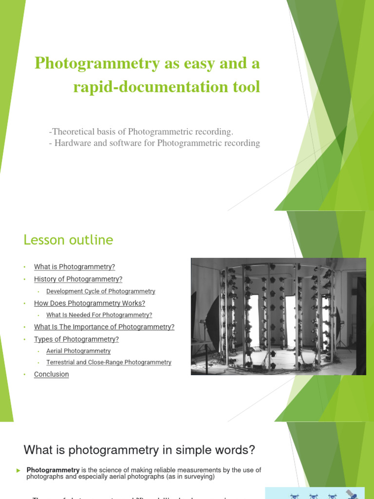 2 Theme Photogrammetry As Easy and A Rapid Documentation Tool | PDF | 3 D Modeling | 3 D ...
