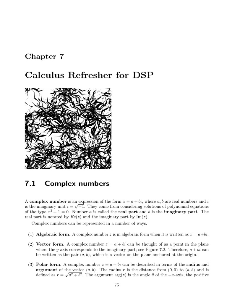 DSP 20 Chapter 7 | PDF | Complex Number | Sequence