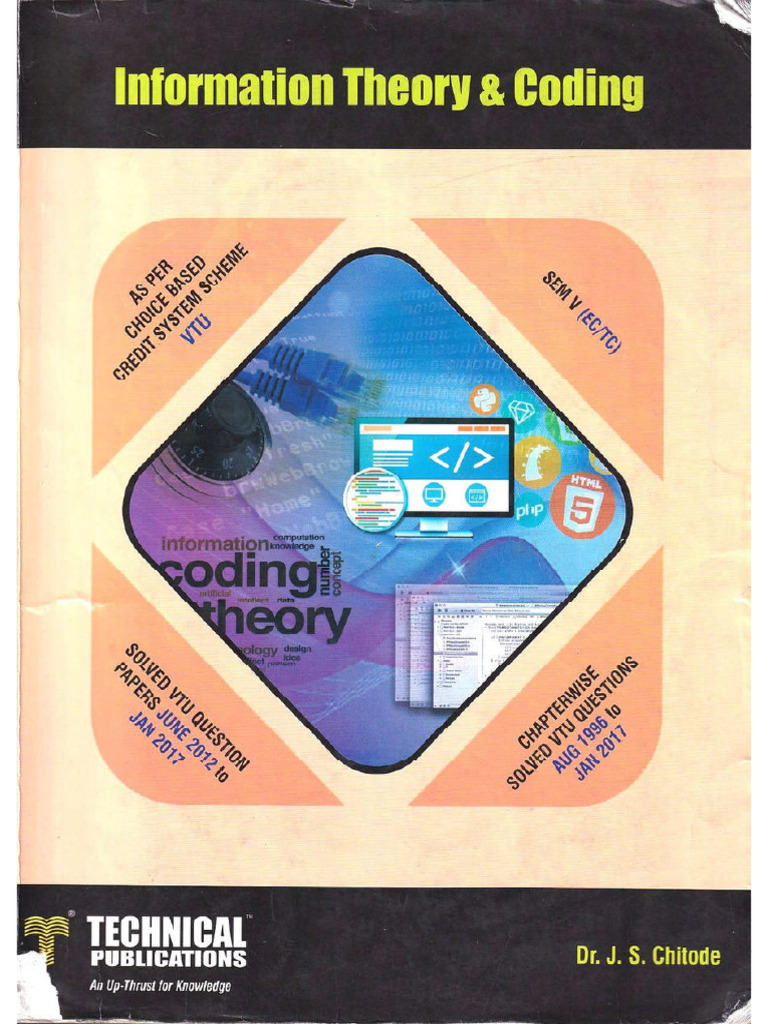 Information Theory and Coding by Chitode J S PDF Free | PDF