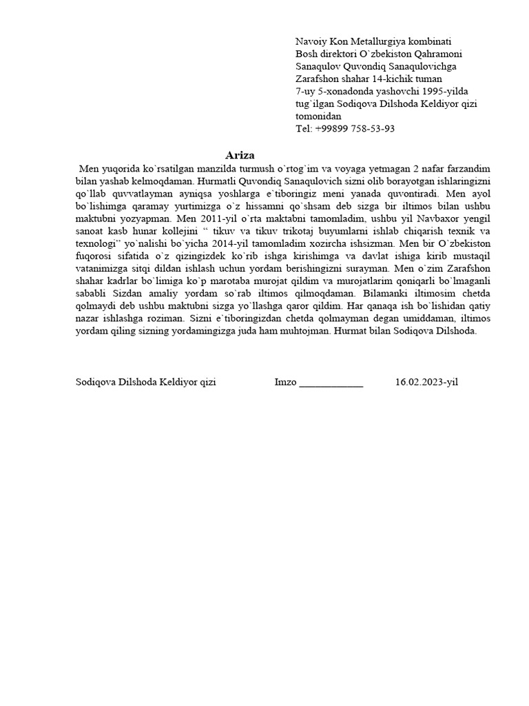 Dilshoda !!!!1 | PDF