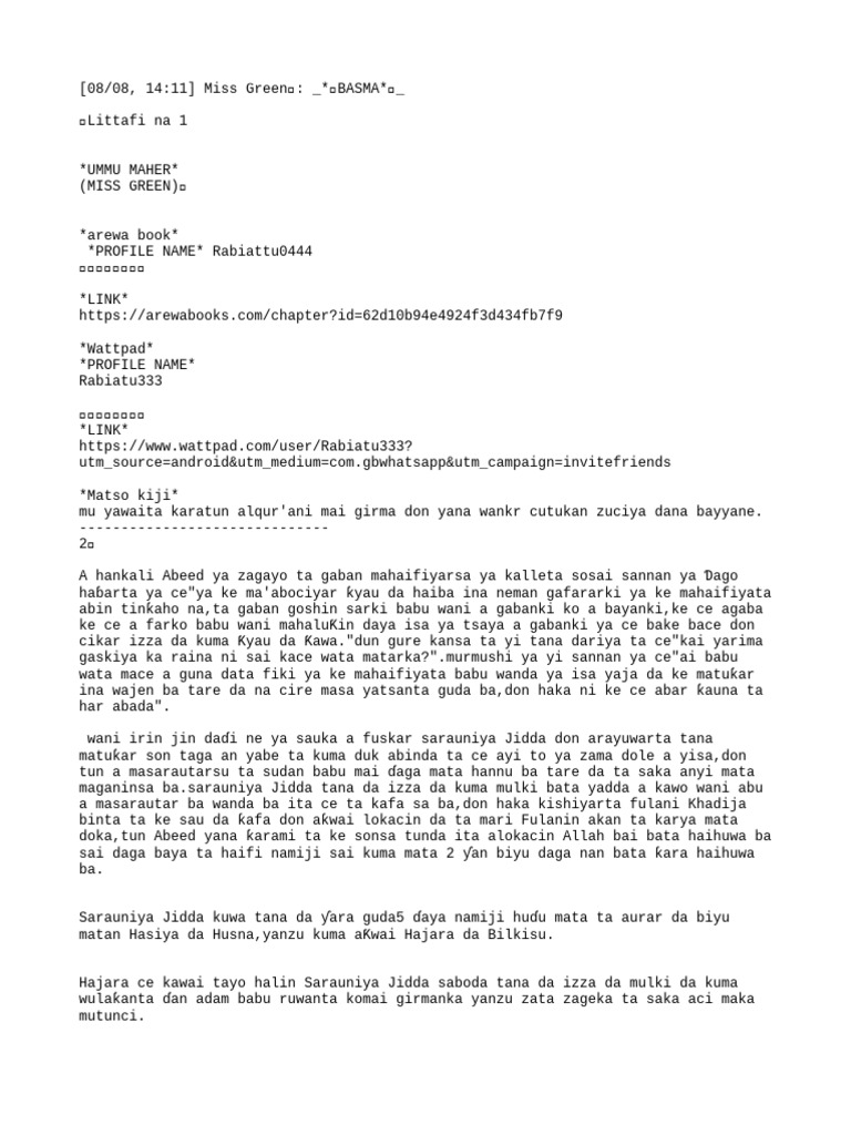 BASMA by Ummu Maher (Miss Green) | PDF