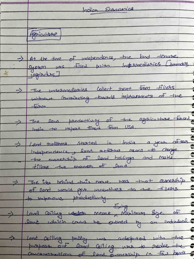 Indian Eco CH 2 | PDF