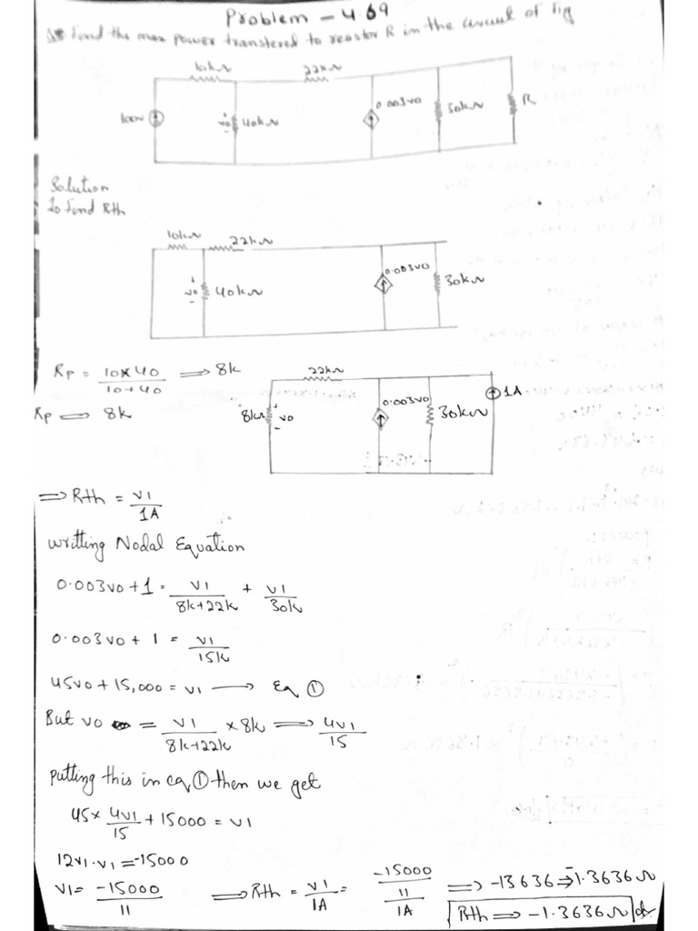 Ex Problem 4.69 | PDF