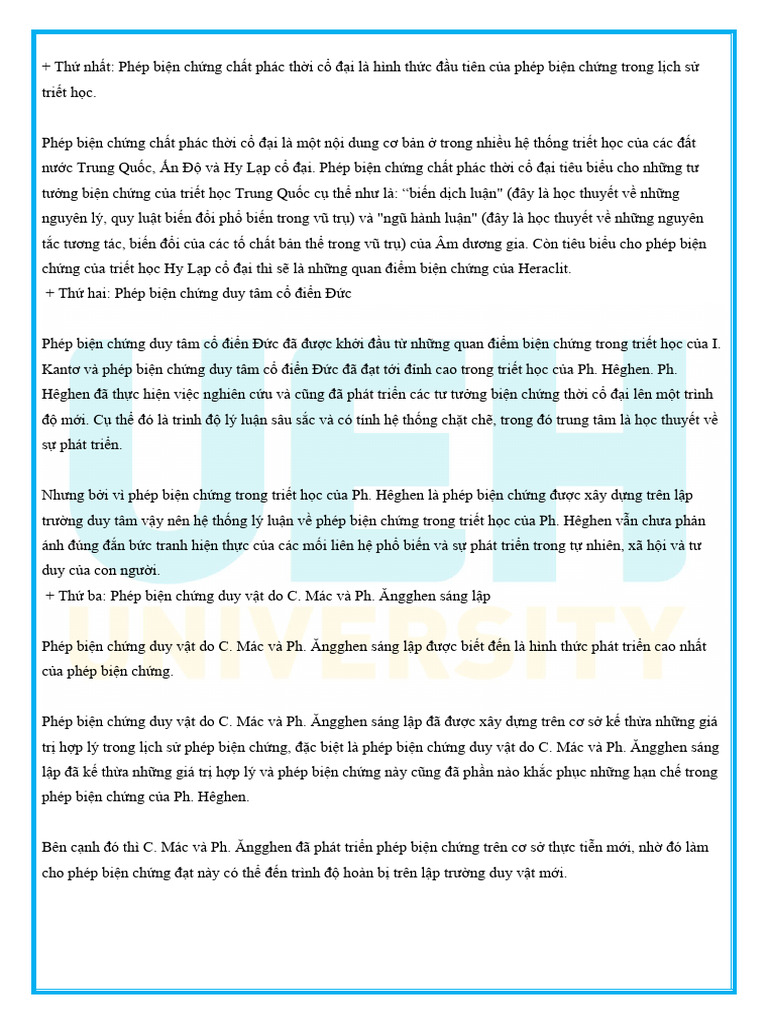 Phép biện chứng | PDF