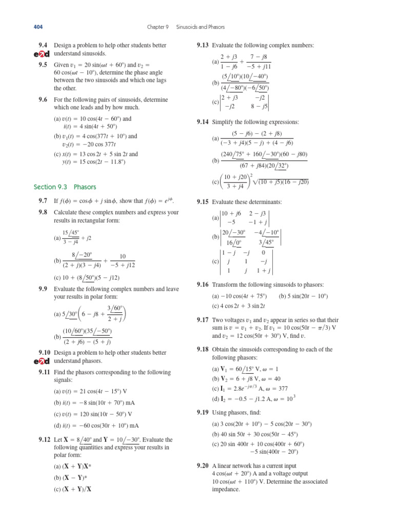 Sadiku Book-433-500 | PDF | Electrical Impedance | Electrical Network