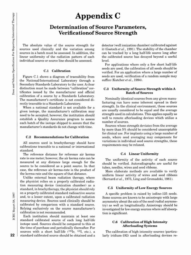 AppendixC - Determination of Source Parameters | PDF | Calibration | Ionization