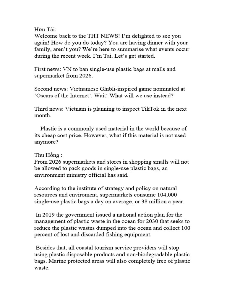 News Hoongf | PDF | Human Impact On The Environment | Economy And The ...