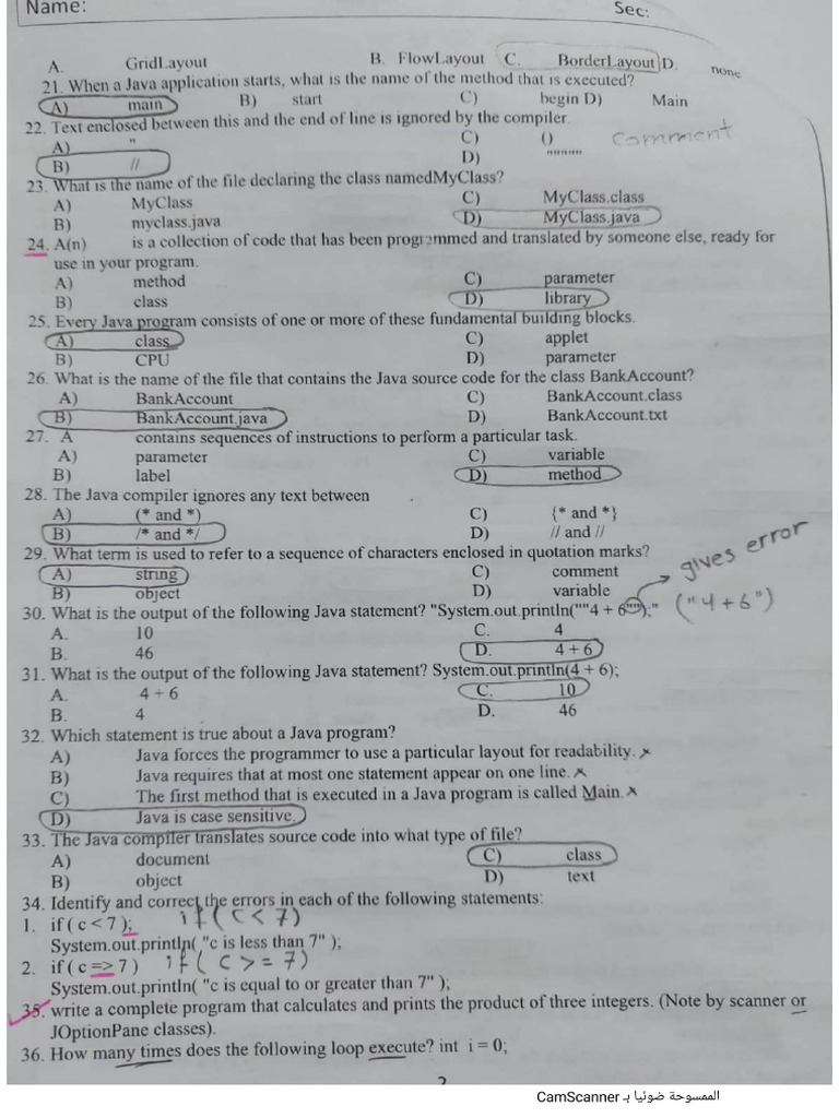 Programming-2 Sheets | PDF