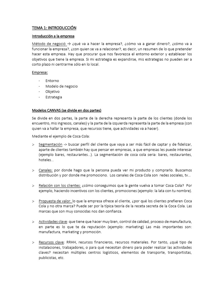 Apuntes OIMT II | PDF | Business | Mercado (economía)