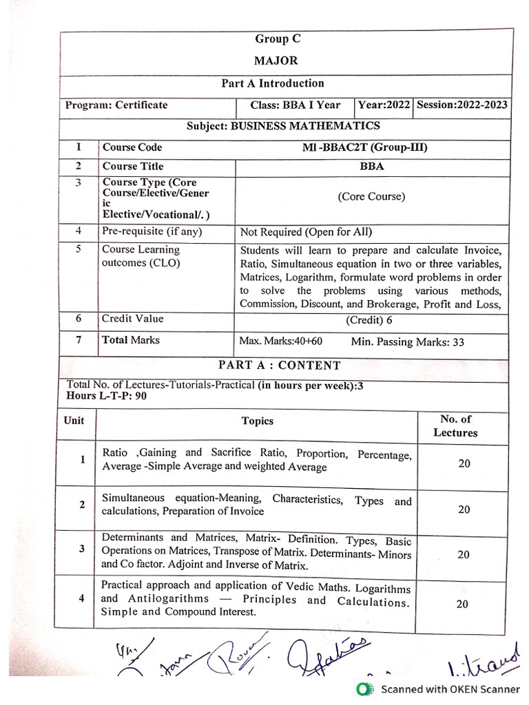Bba GRP C Sem 2 | PDF