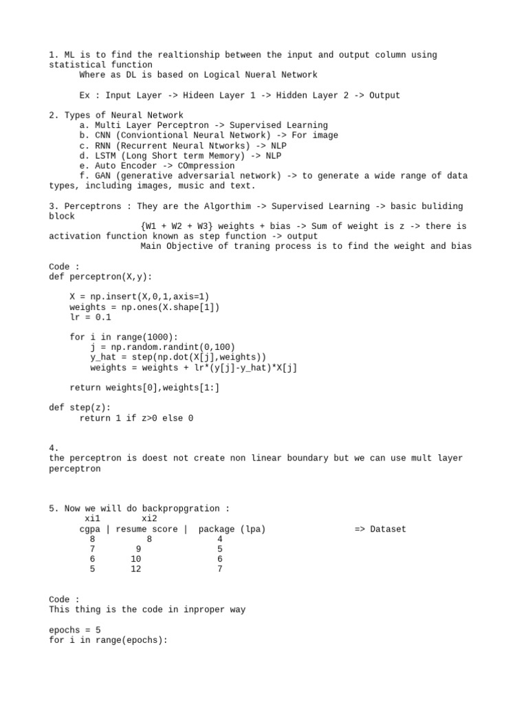100 Days of DEep Learning | PDF | Artificial Neural Network | Computational Neuroscience
