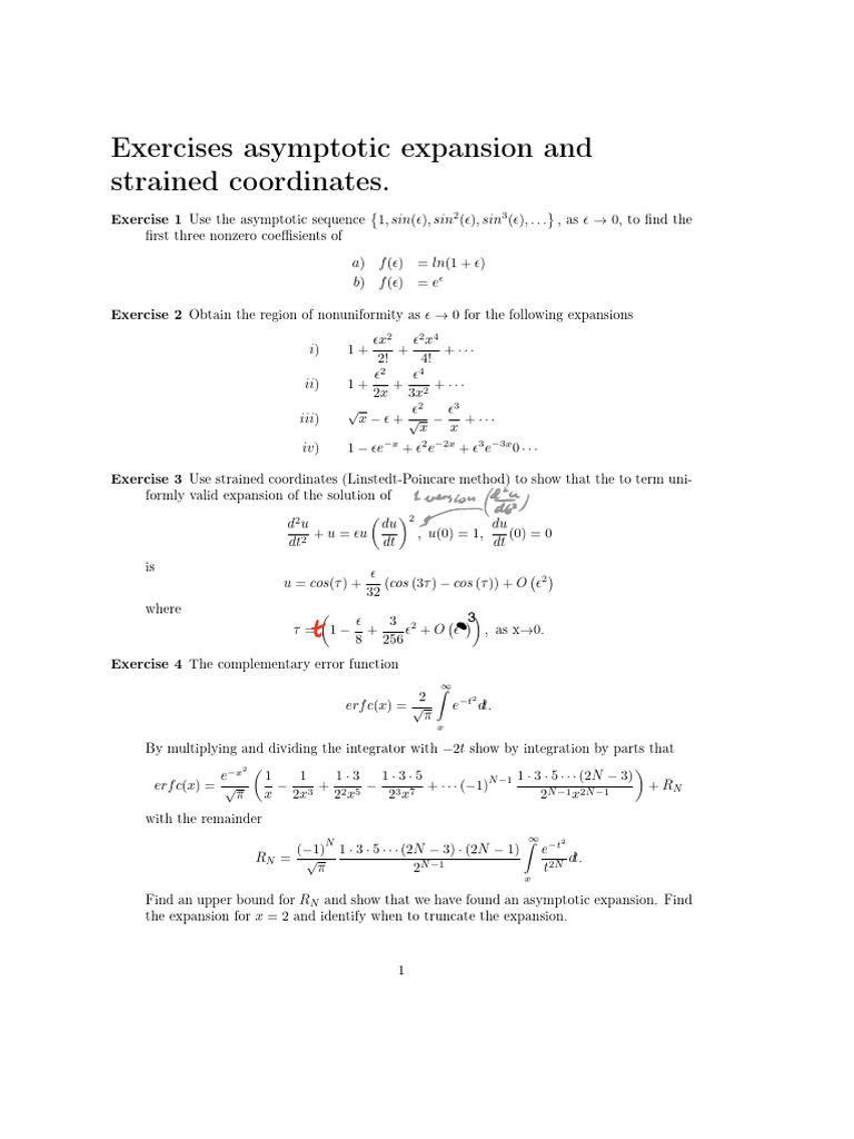Advanced Asymptotic Techniques | PDF | Mathematical Analysis | Mathematics