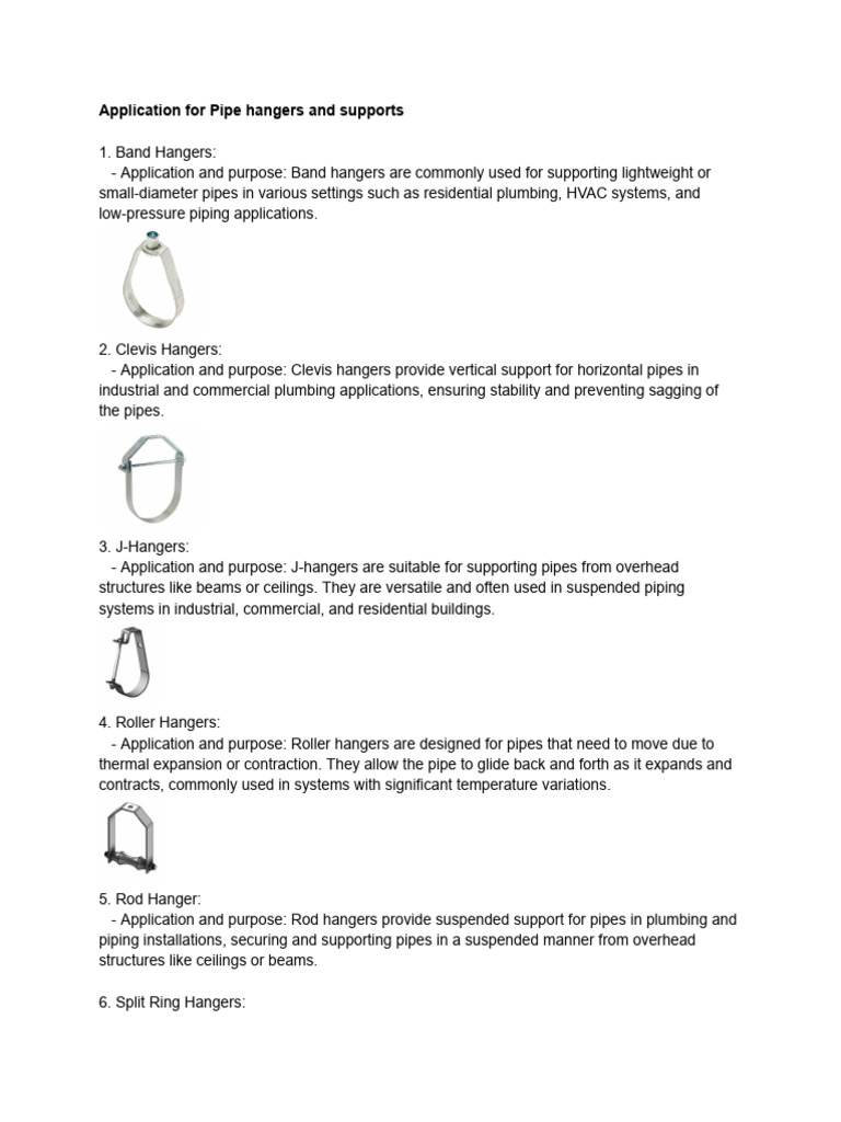 Pipe Hangers, Valves, and Fittings Guide | PDF | Valve | Pipe (Fluid ...