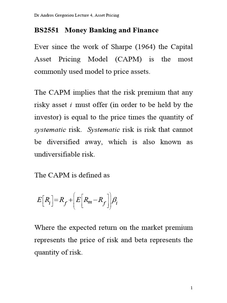Ethique en Finance Et Audit | PDF | Capital Asset Pricing Model ...