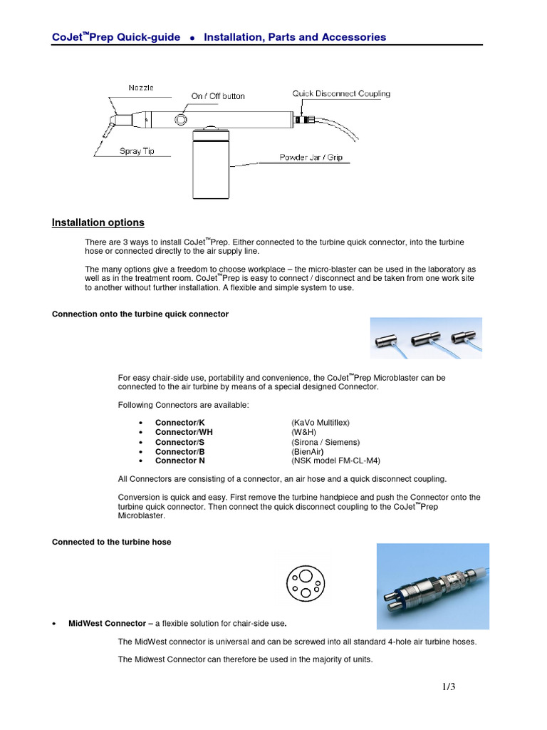CoJet Prep Installation Guide | PDF | Electrical Connector ...